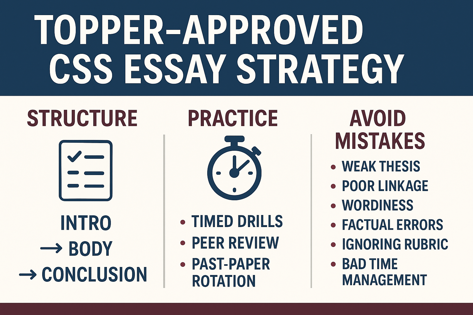 Topper-Approved CSS Essay Strategy – Structure, Practice, and Common ...